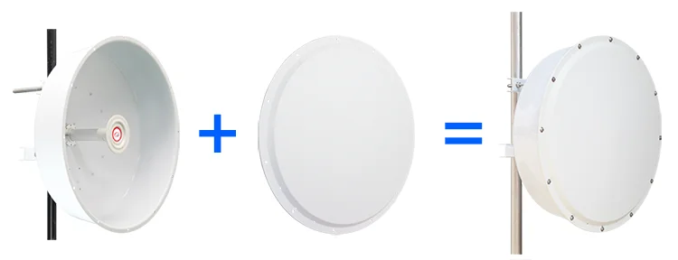 LANBOWAN Antenna Radome for Parabolic Dish Antenna ANT4965D30PB-DP