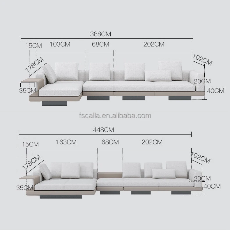 Luxury Modern Velvet Modular Corner Sofa Set for Living Room, Hotel and ...