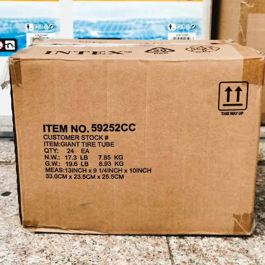 Intex 59260 Transparent Tubes Summer Swimming Ring Laps Rings Intex ...