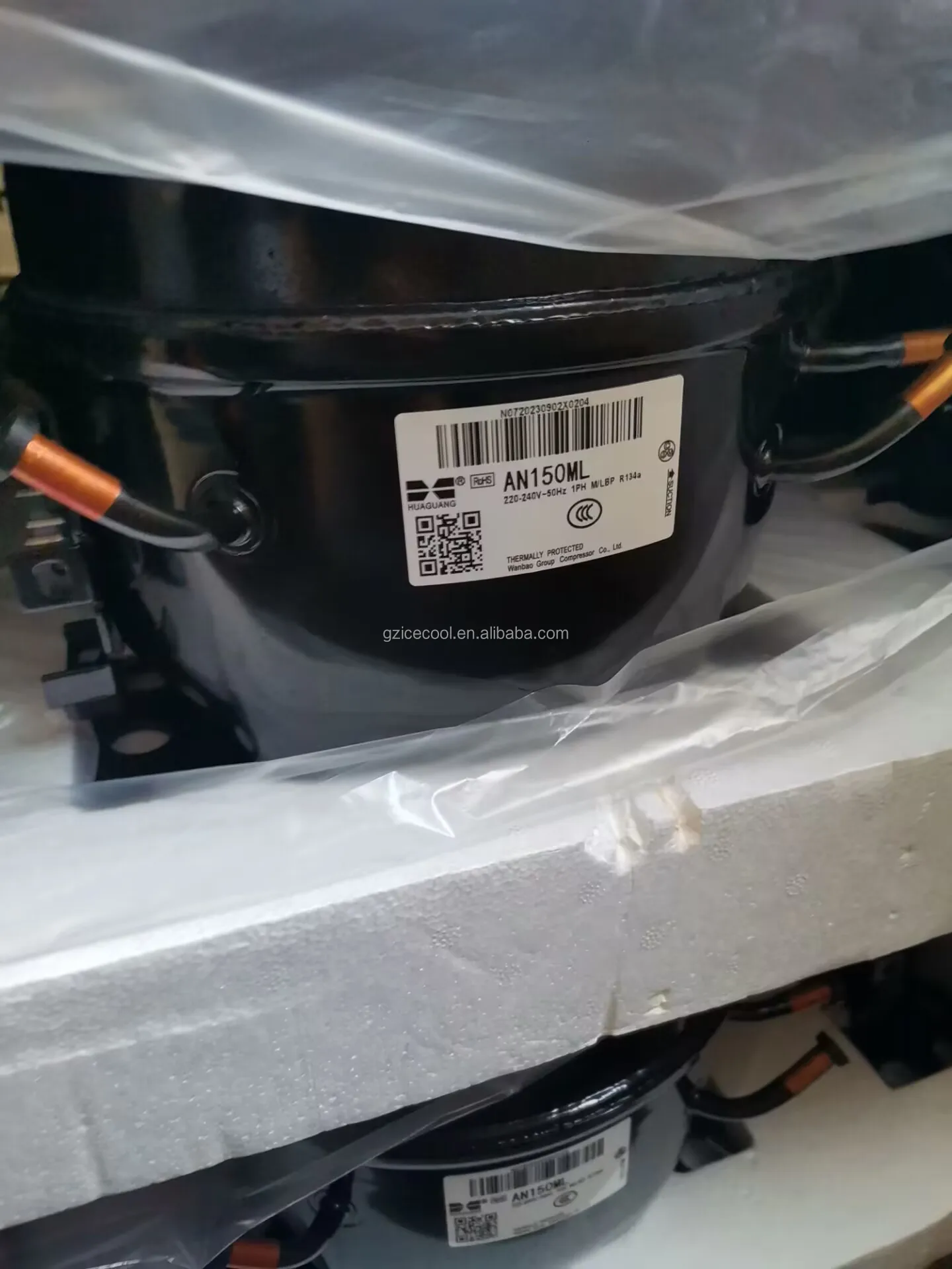 Wanbao Huaguang 1/2hp R134a Compressor AN150ML for Fridges