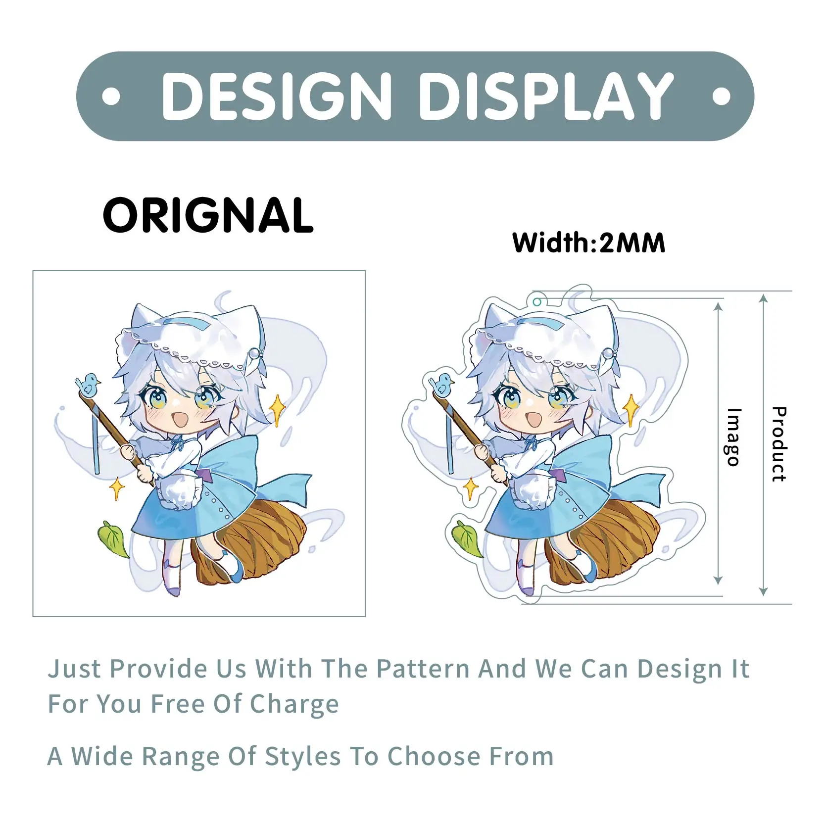 Clear Custom Cute Figure Display - Acrylic Standee Anime