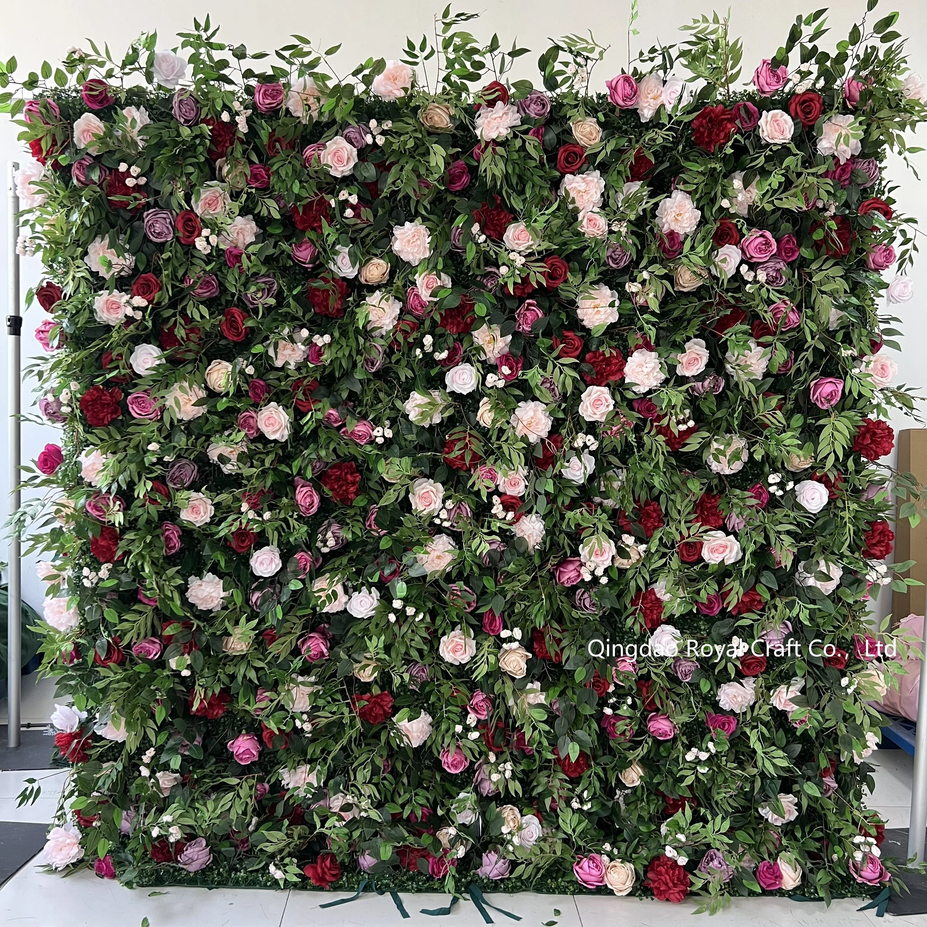New Flower Wall 8ft*8ft - Luxury Artificial Decorative Panel