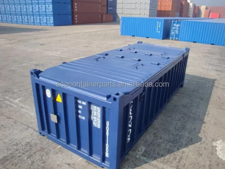 CSC Certified 20ft 20 Open Top Hard Half Height Opening Shipping ...