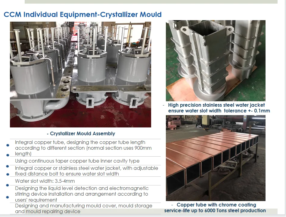Continuous Casting Machine Copper Mould Tube - Buy Ccm Mould Copper ...