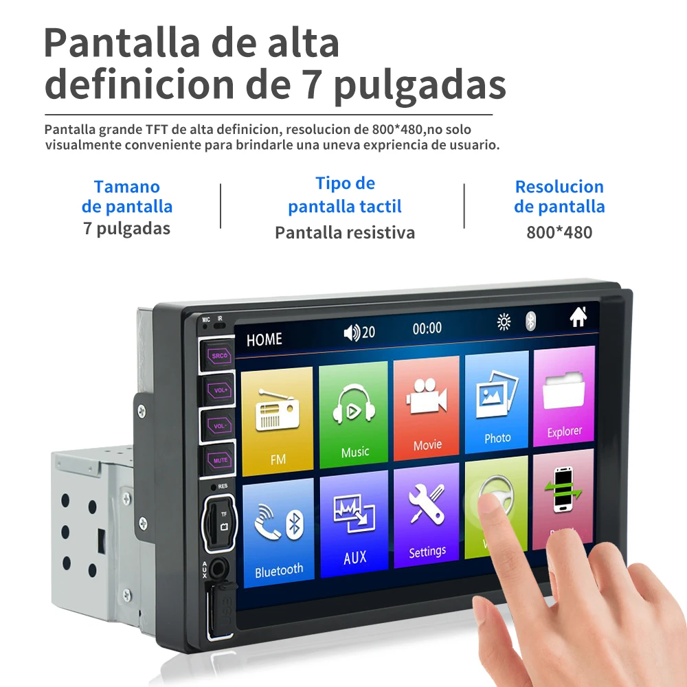 5/6.9/7/9/10/10.33 Inch Car Radio Android Stereo - Stretchable Touch Screen