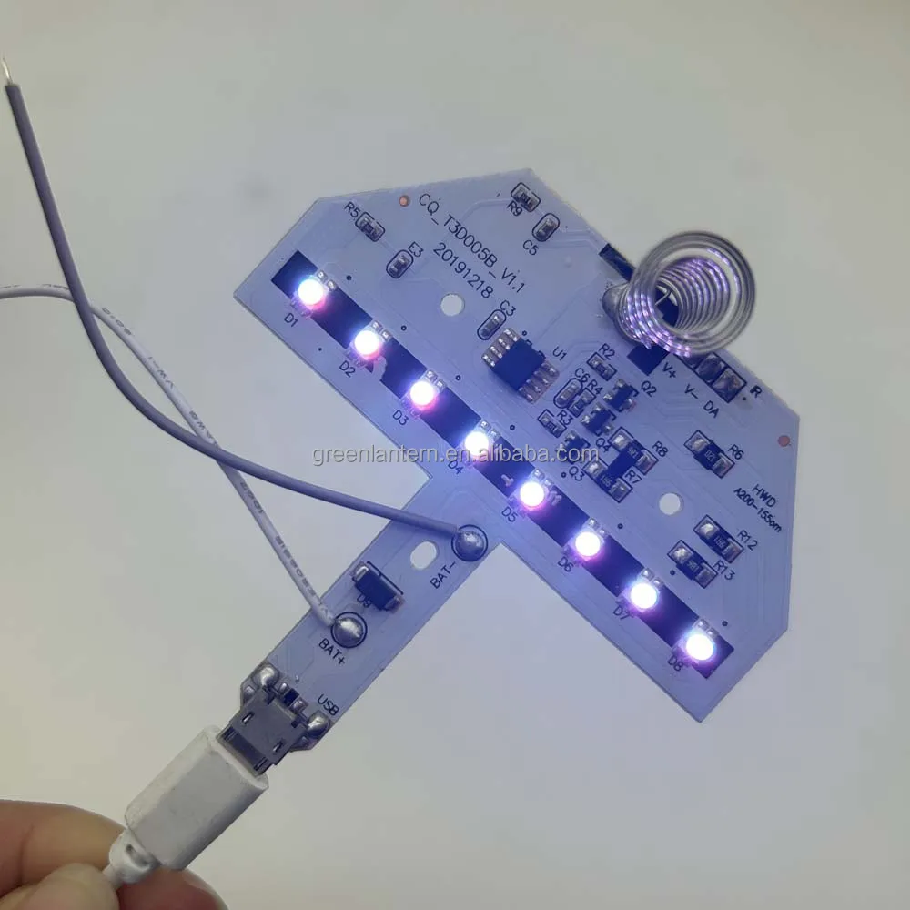 Led Pcb Only Rgb 7 Colors Touch Led Module With Touch Sensitive Switch For Diy 3d Led Night Lamp ...