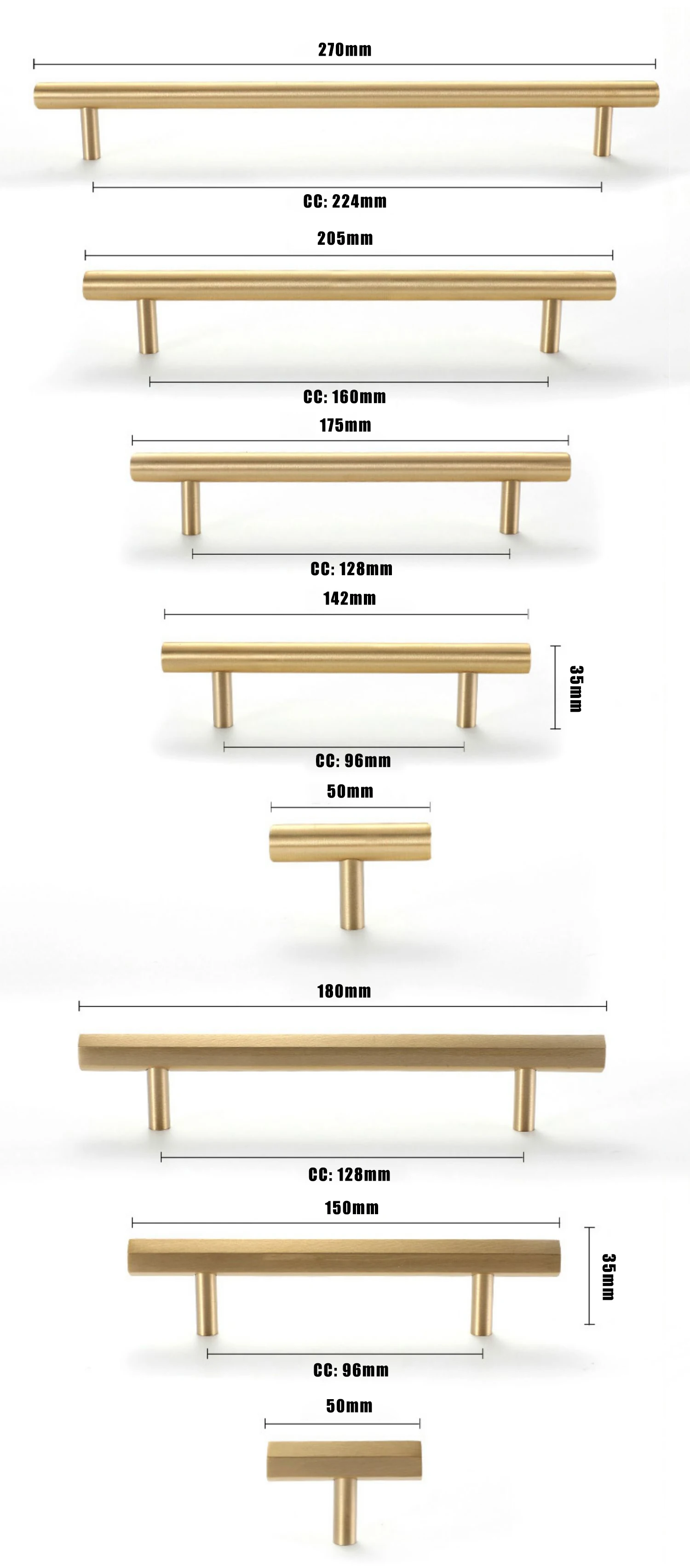 Koppalive Modern Luxury Drawer Wardrobe Solid Satin Brass