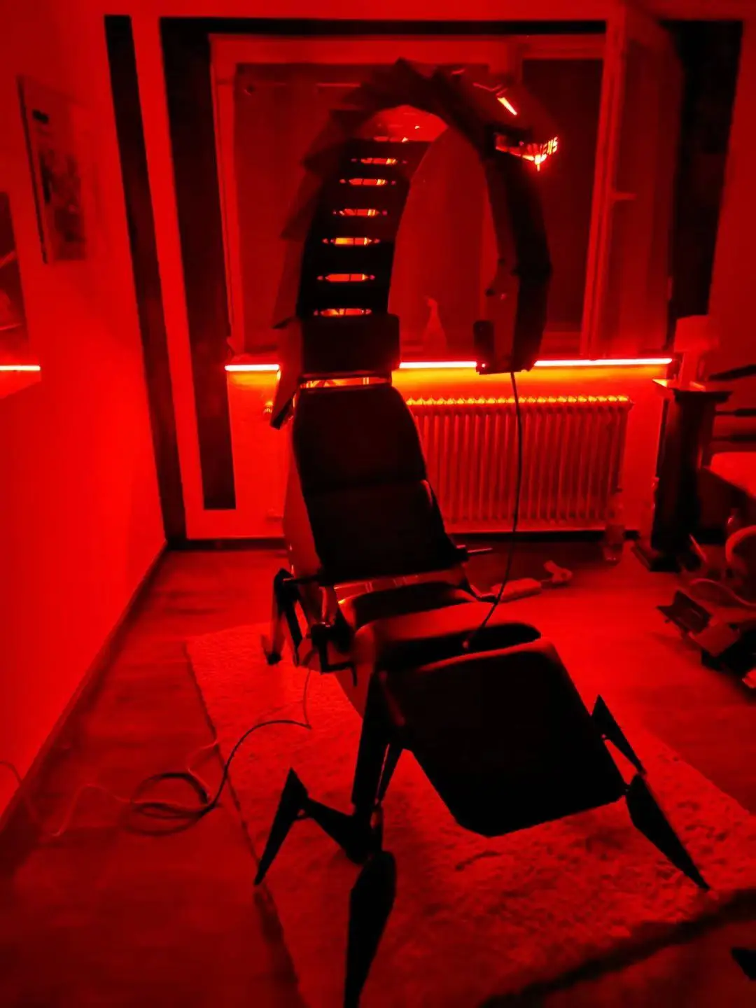 Unbox Therapy CLUVENS SK Scorpion Gaming Chair - RGB Recliner with ...