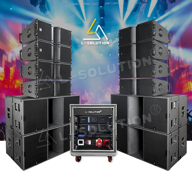 Hot Sale Dual 18 Inch Subwoofer Line Array Speakers System Power ...