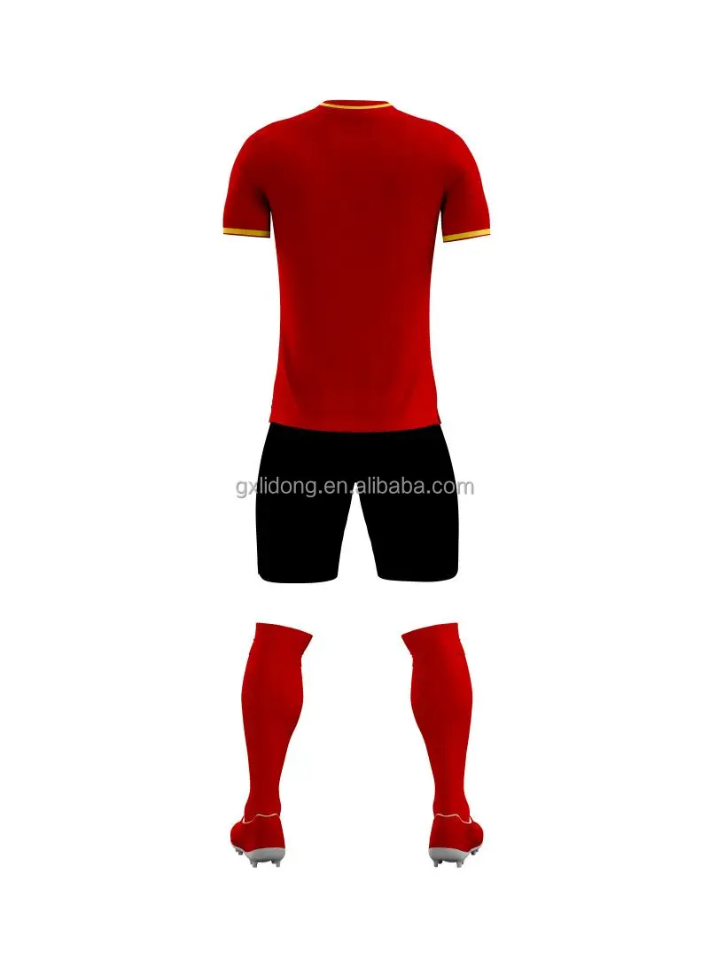 Blue Football Team Uniform Sets - Quick Dry Soccer Jerseys
