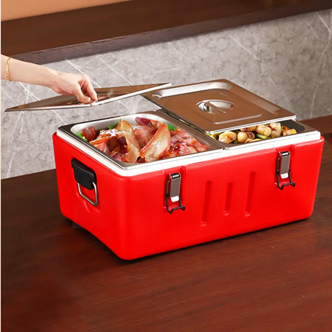 Stainless Steel Thermal Food Storage Container - Insulated