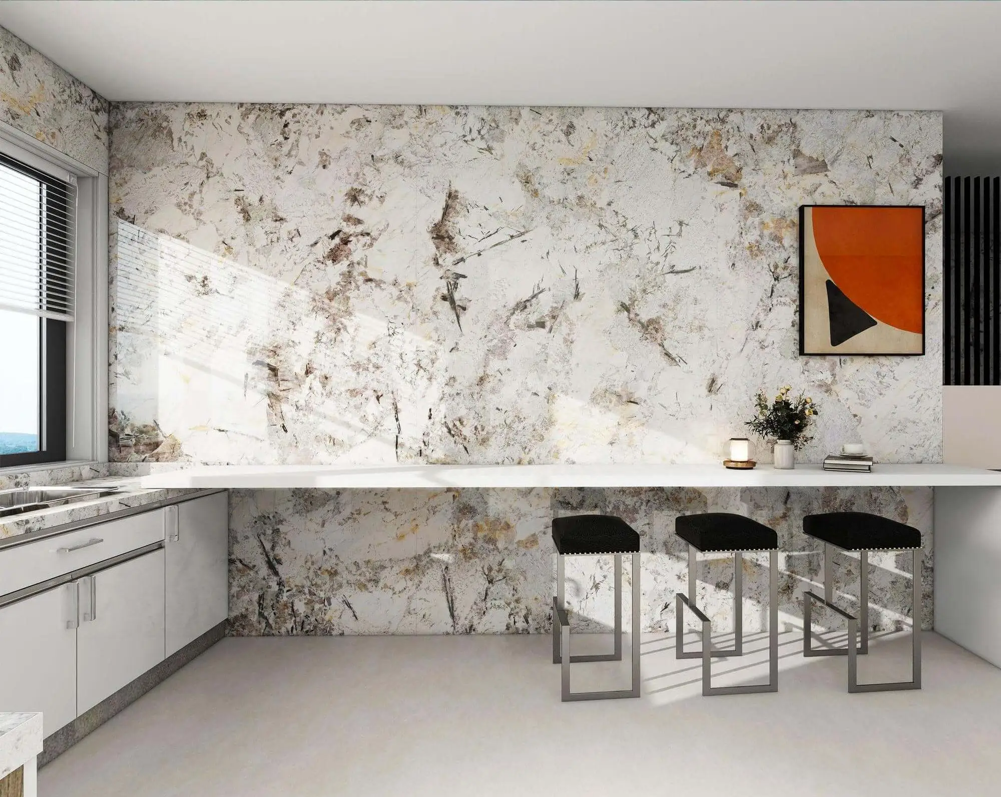 Wharton Luxury Sintered Stone Ceramic Tile Dark Brown for Living Room ...