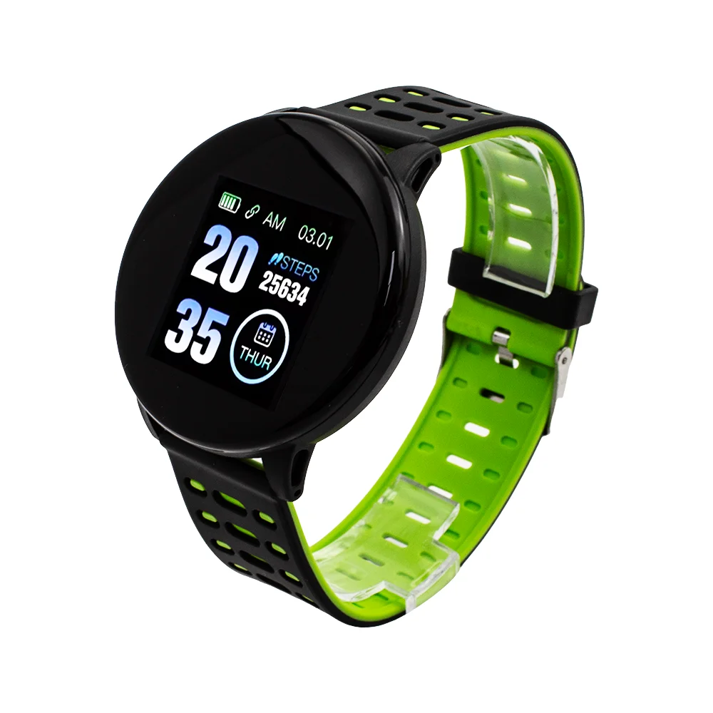119 Plus Smart Watch For Men Women Round Music & Blood Pressure Tracker Waterproof Ip67 With ...