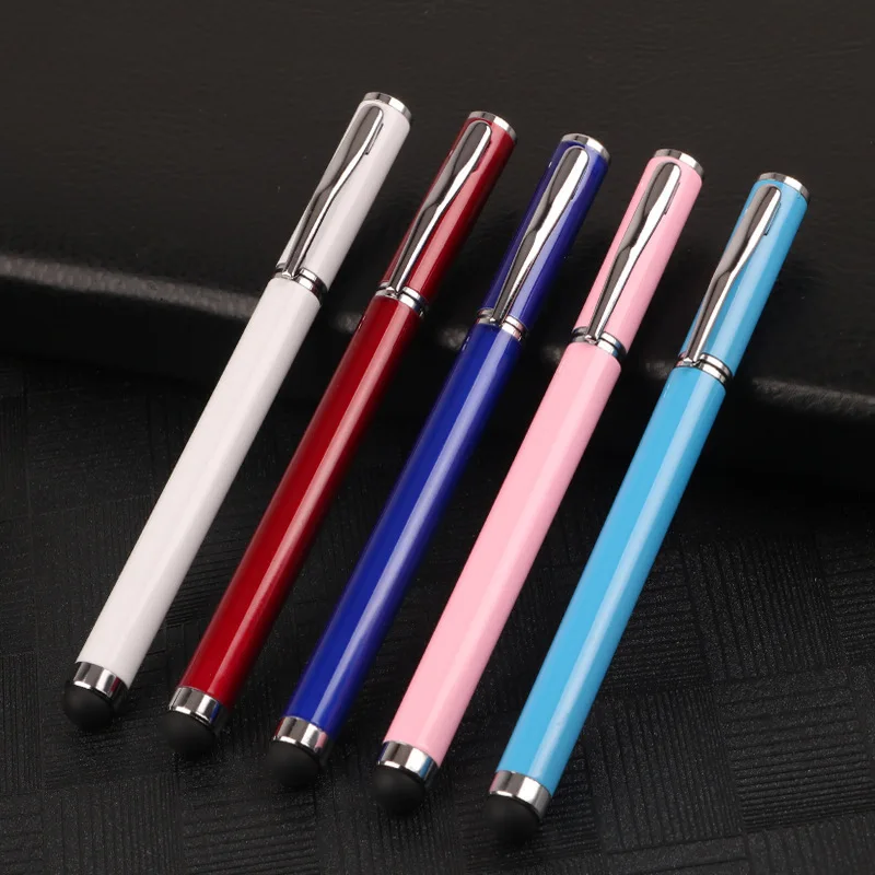 Cheap Multicolor Ballpoint Pen Advertising Ball Pen Custom Logo Cap Off ...