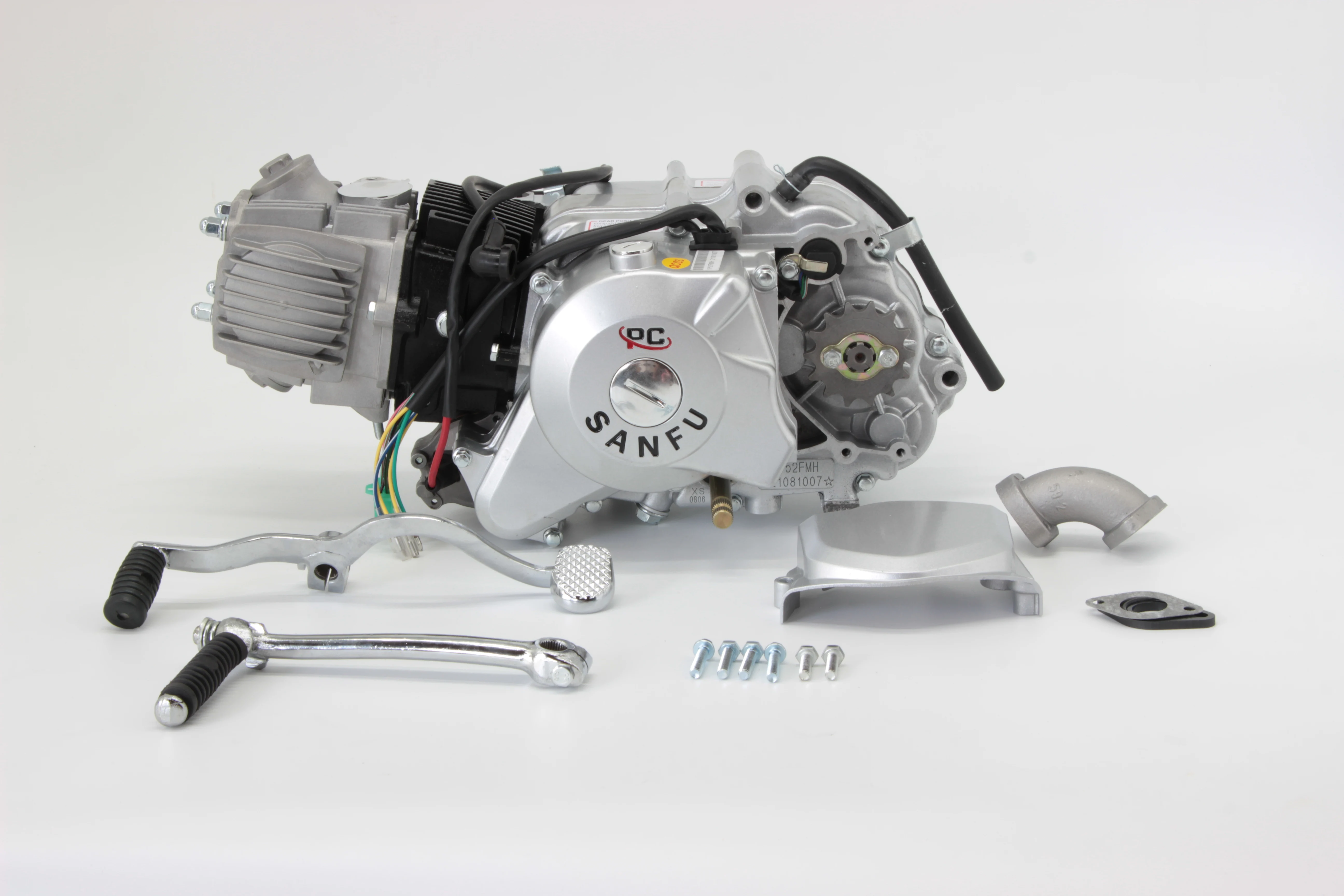 110cc Motorcycle Engine with Electric Start & Air Cooling