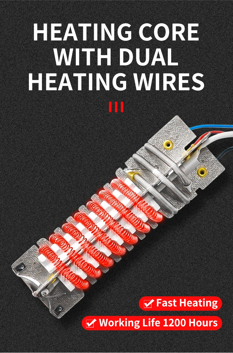 2000W Heat Gun - Fast Heating with Adjustable Temperature
