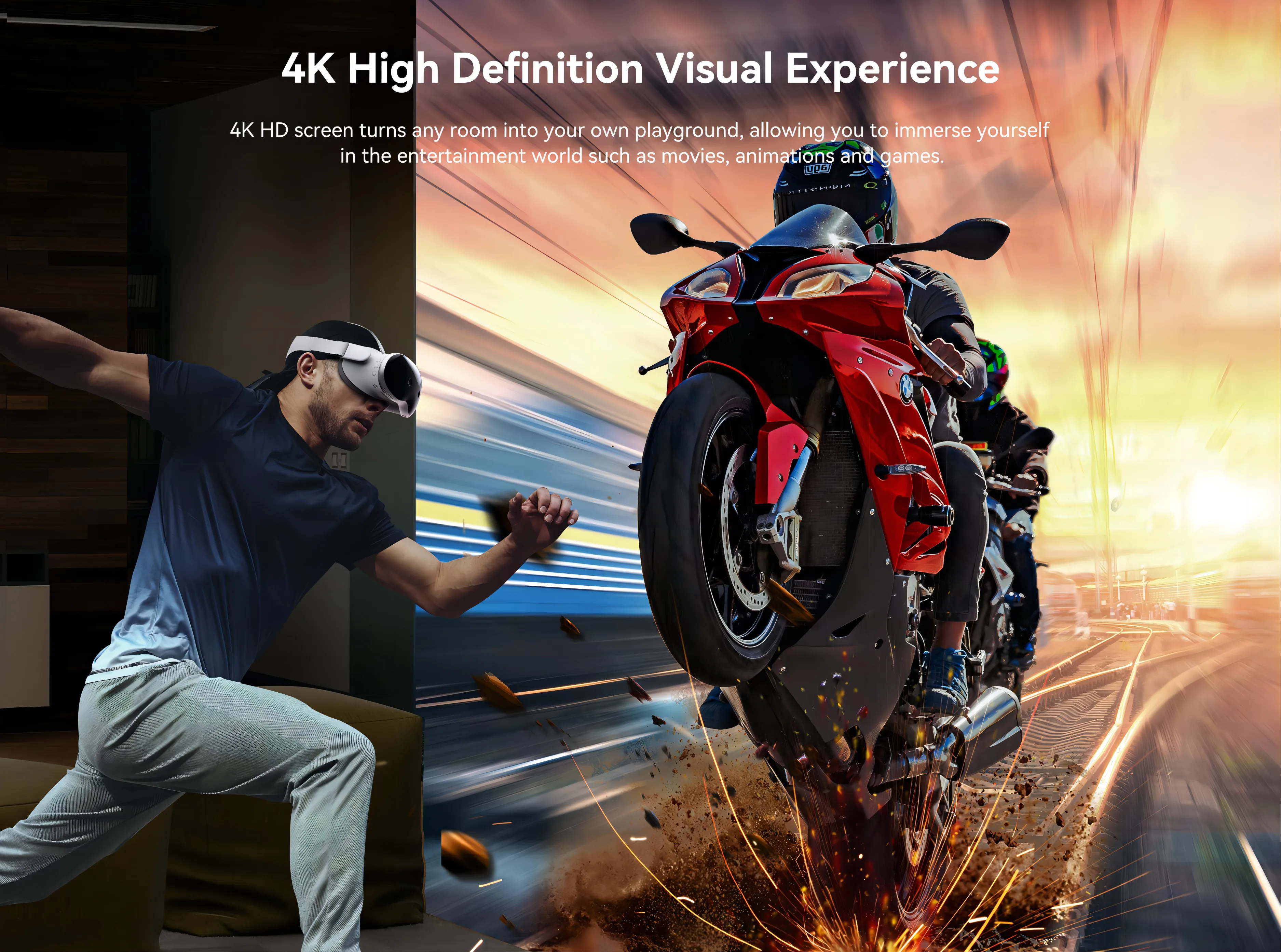Mysmart VR 3DBOX Smart Glasses - Virtual Reality Aplecore162