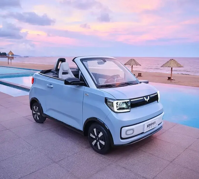 Wuling Hongguang Mini Ev New Energy Vehicles Mini Electric 4 Wheeler ...