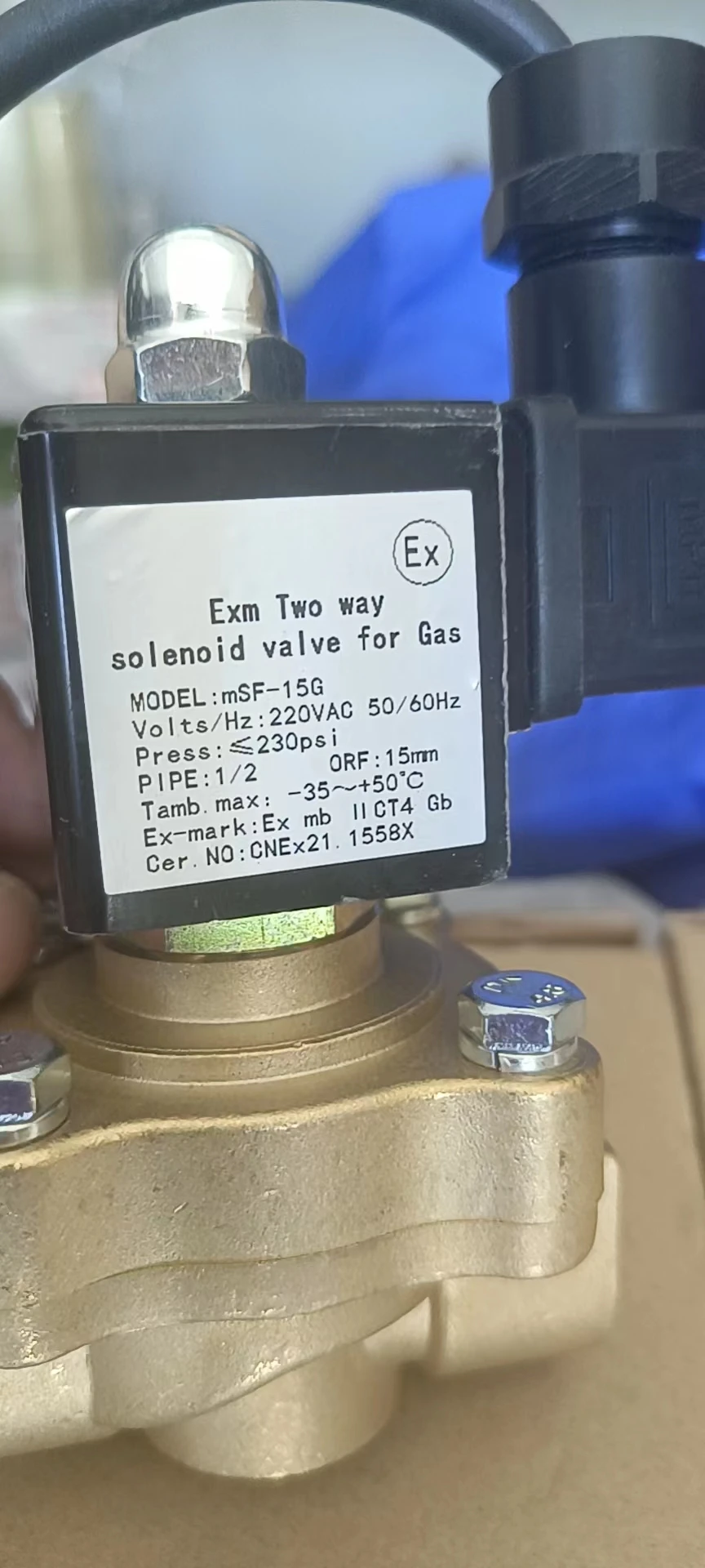 Aistar 1/2 Inch 220v Lpg Explosion - Proof Solenoid Valve / Brass Valve For Lpg Dispenser - Buy ...