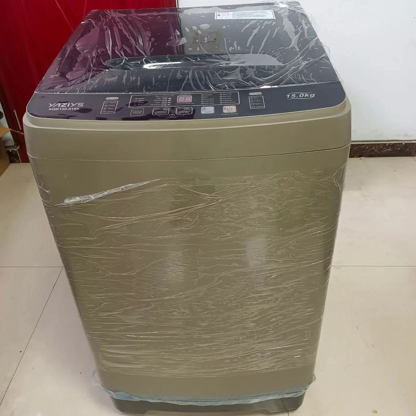 15kg All-in-one Anti-winding Automatic Washing Machine With Top-load ...