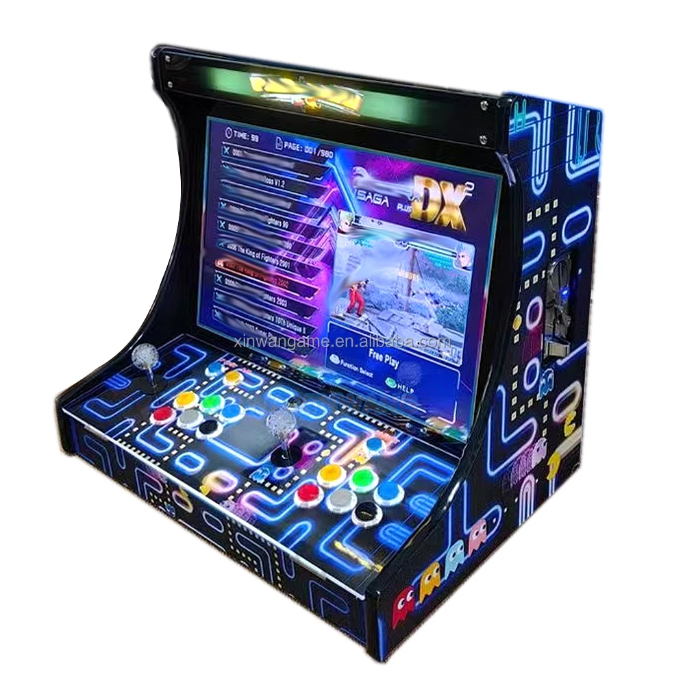 Pandora Saga DX Plus 26800 Games Coin Pusher Arcade Machine Bartop 22 ...