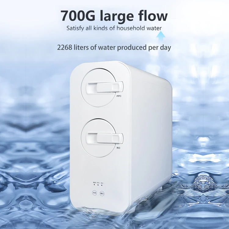 Household Water Filter 600g Desktop Counter-top Reverse Osmosis Water Purifier Under Sink Ro ...