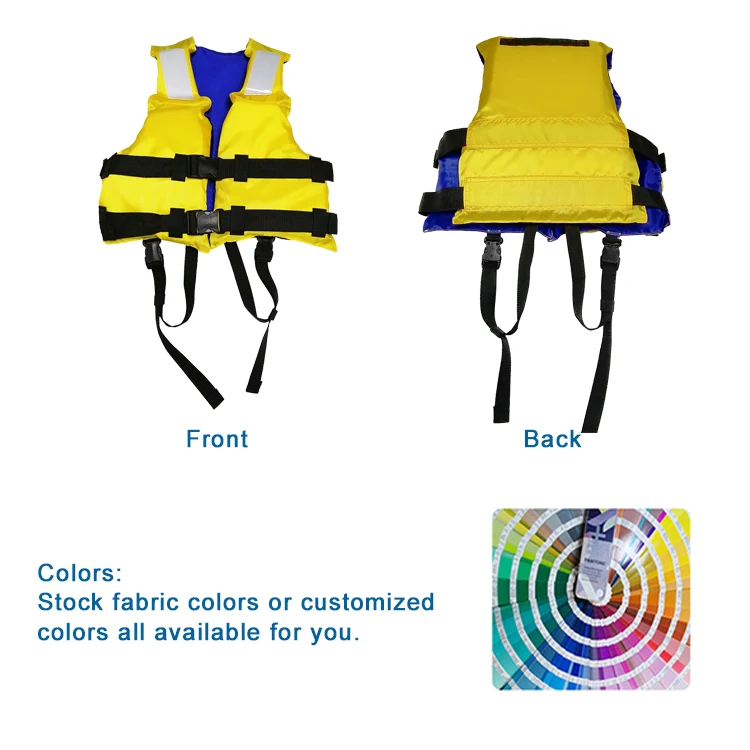 Summer Water Safety Life Vest Children Oxford Cloth Epe Foam Swim Kids ...