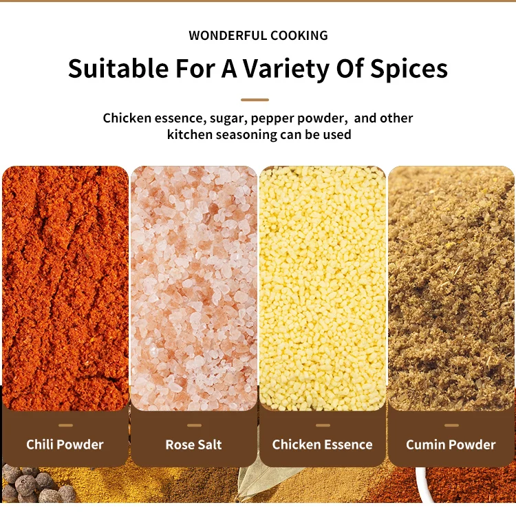 Stainless Steel Spice Shaker Seasoning Dispenser Spice Bottles With ...