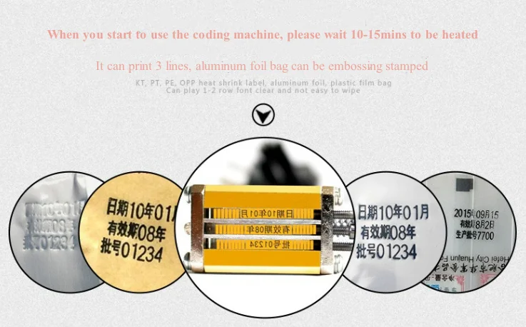 DY-8 Semi Automatic Date Coding Machine - Efficient & Reliable