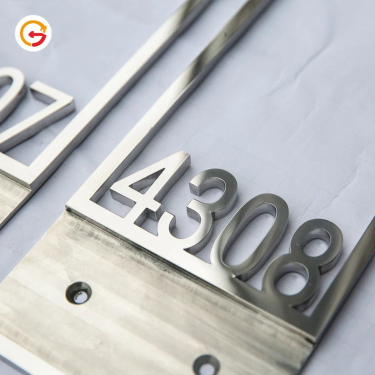 JAGUARSIGN Custom Office Door Numbers - Hotel Room Plates