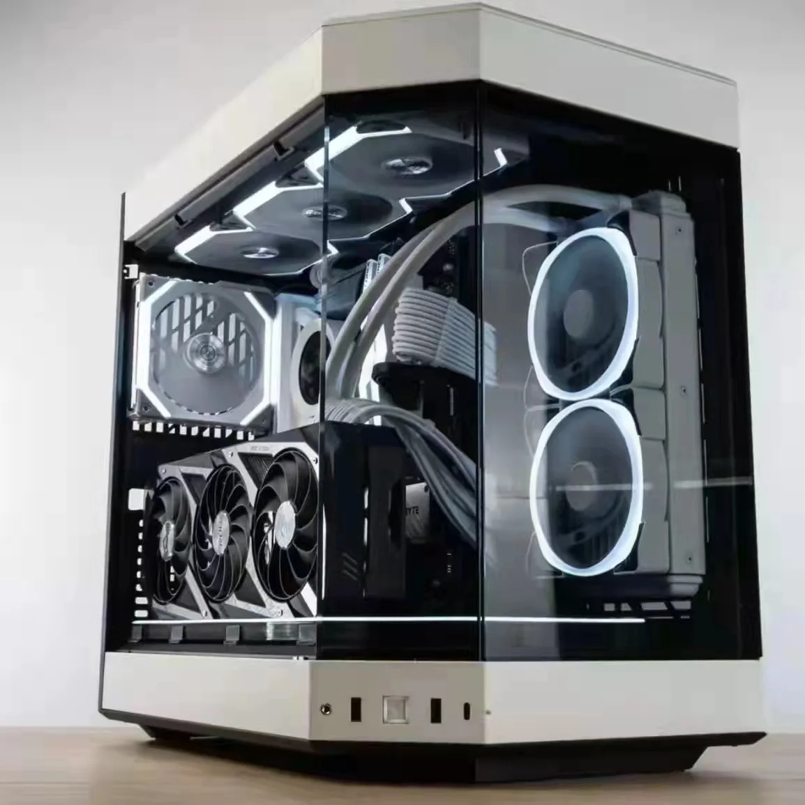 Alibaba.com: Customized Dual Tempered Glass ATX Case with Double-sided ...