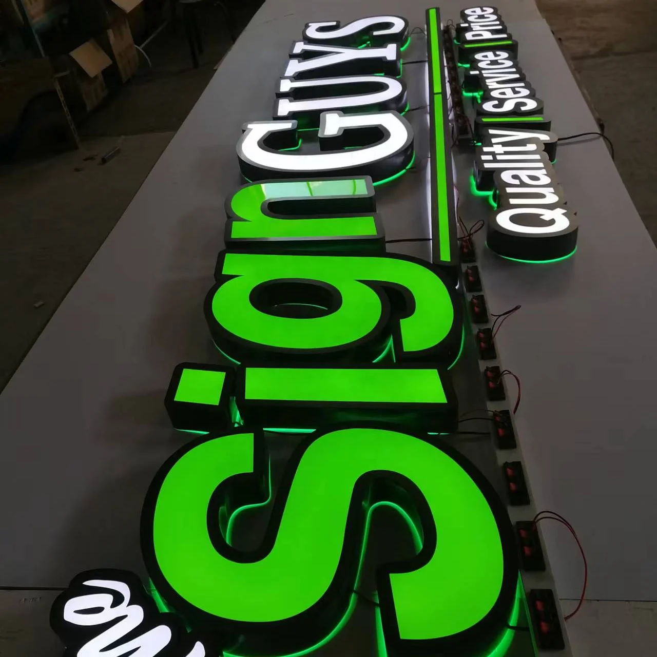 Southwest Florida Front-Lit 3D LED Signage for Coffee Shop