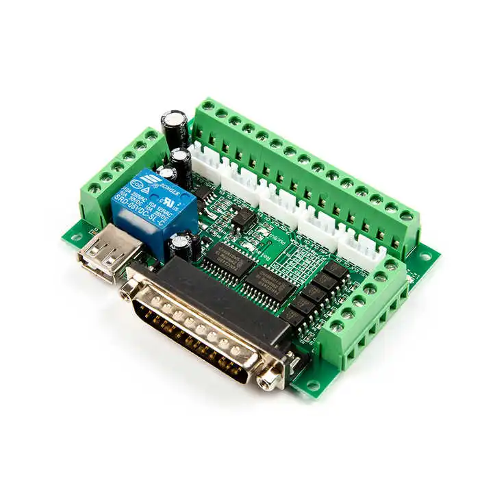 5 Axis Cnc Interface Adapter Breakout Board For Stepper Motor Driver ...