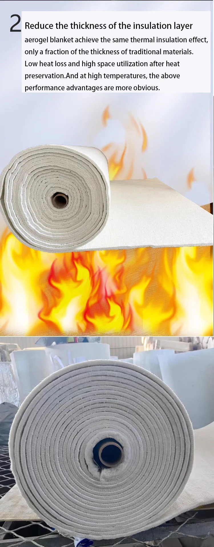 Factory Nano Silica Aerogel Felt Blanket Heat Insulation Cold ...