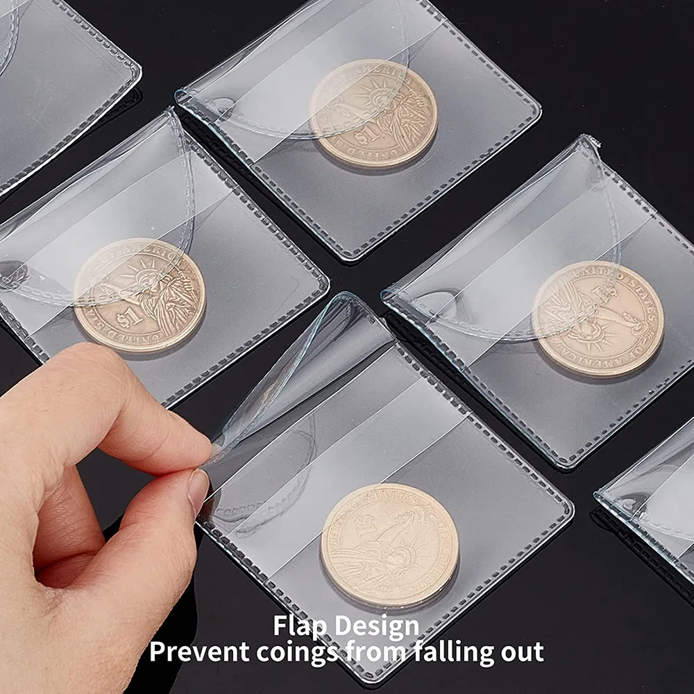 Transparent PVC Souvenir Currency Holders - Perfect Gifts