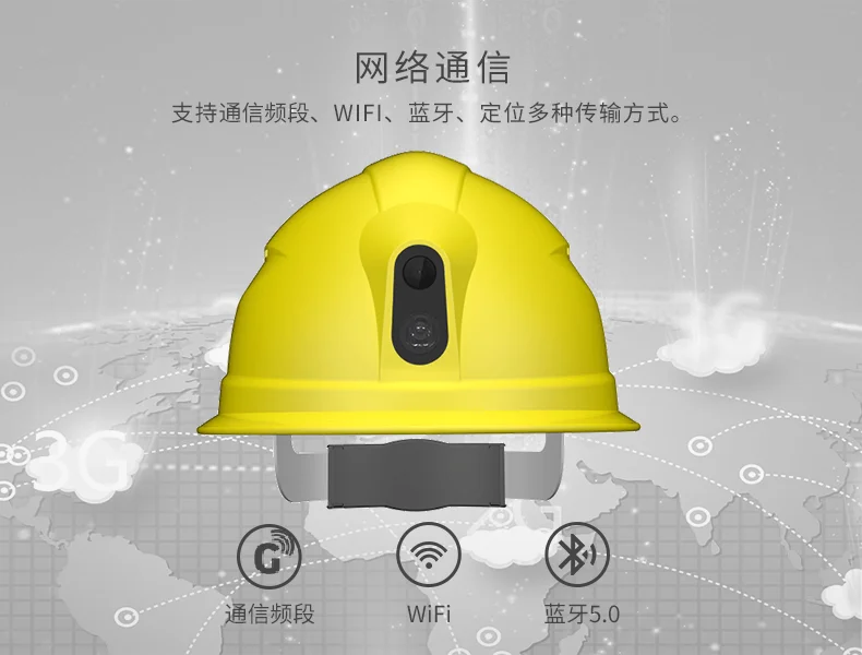 Smart Safety Helmet - Multifunctional 4G Wifi Helmet Camera