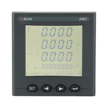400v 3 Phase Multifunction Harmonic Amp Volt Energy Kwh Power Monitor ...