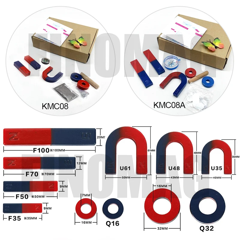 Toy Magnet Ferrite Magnet Kit School Education Tool Super Magnet ...