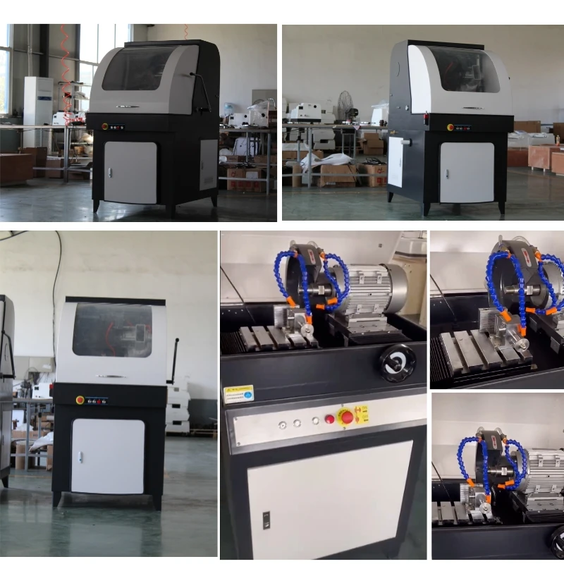 Sq-60 Manual Metallographic Sample Cutting Machine 60mm Cutting Section ...