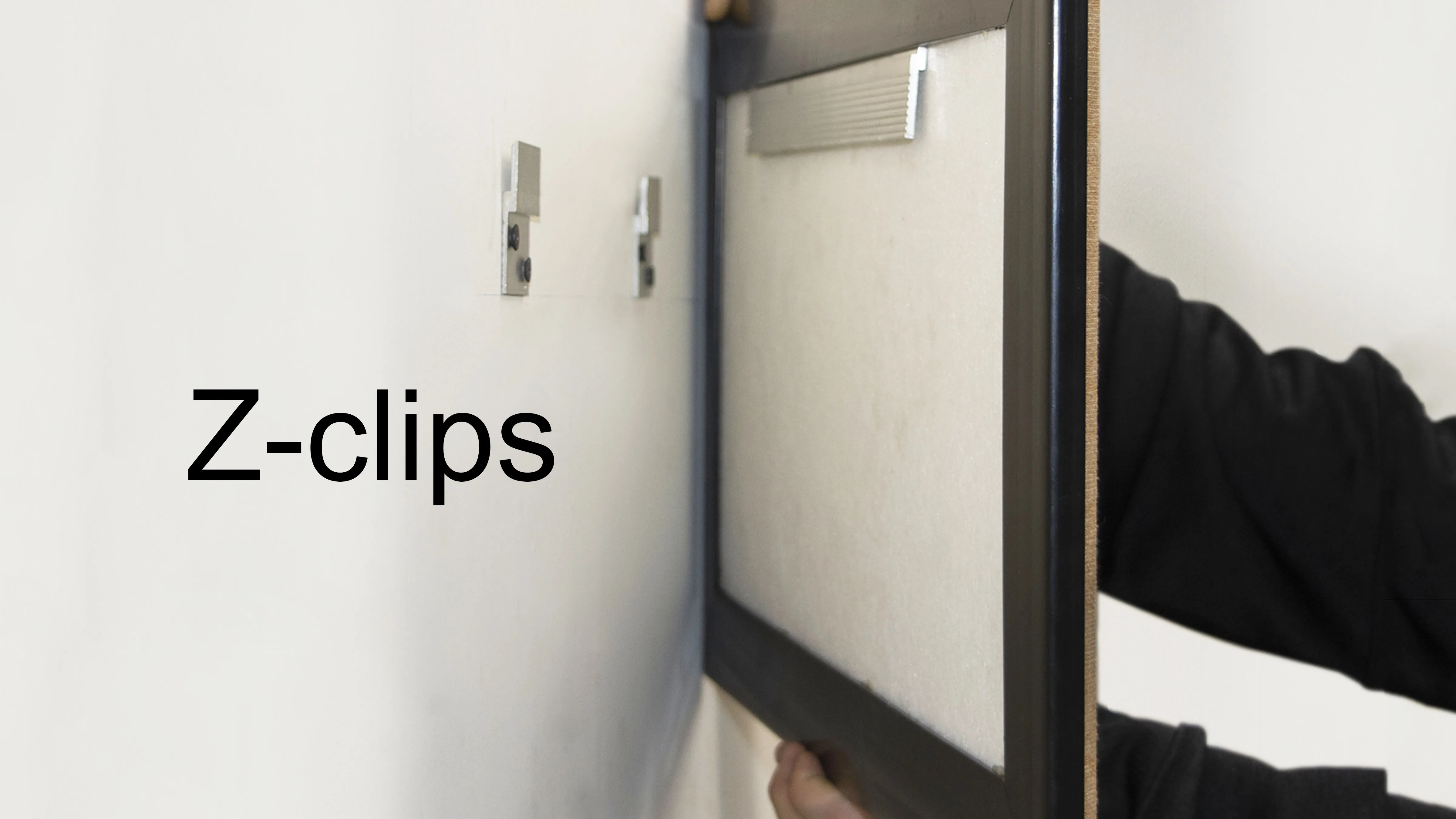 Zjd-zc101 30 Inch Heavy Duty French Cleat Monitor Wall Mount Aluminum Z ...