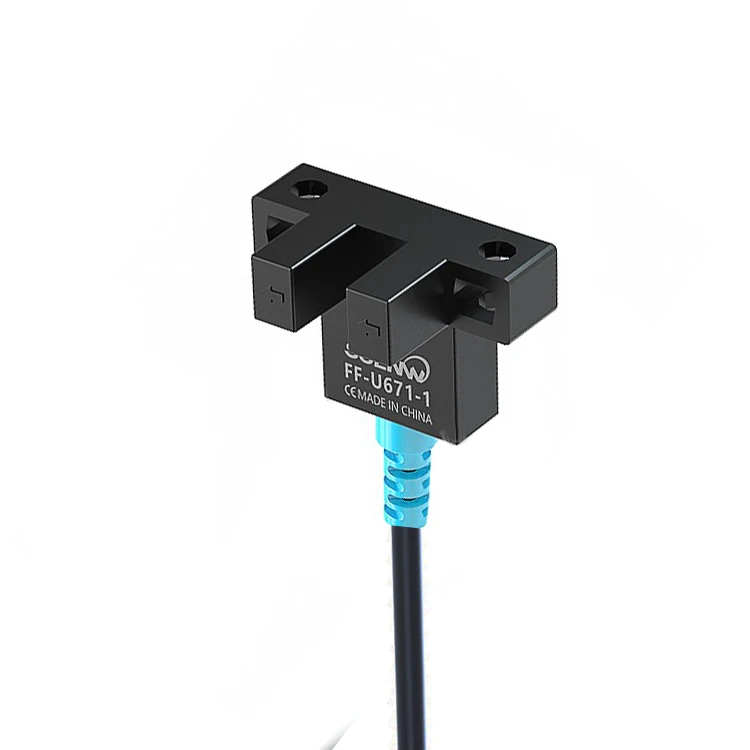 Ff-u672-1 Ip67 Npn Output 5mm Groove Width Dc 5-24v L-shape Slot Sensor ...