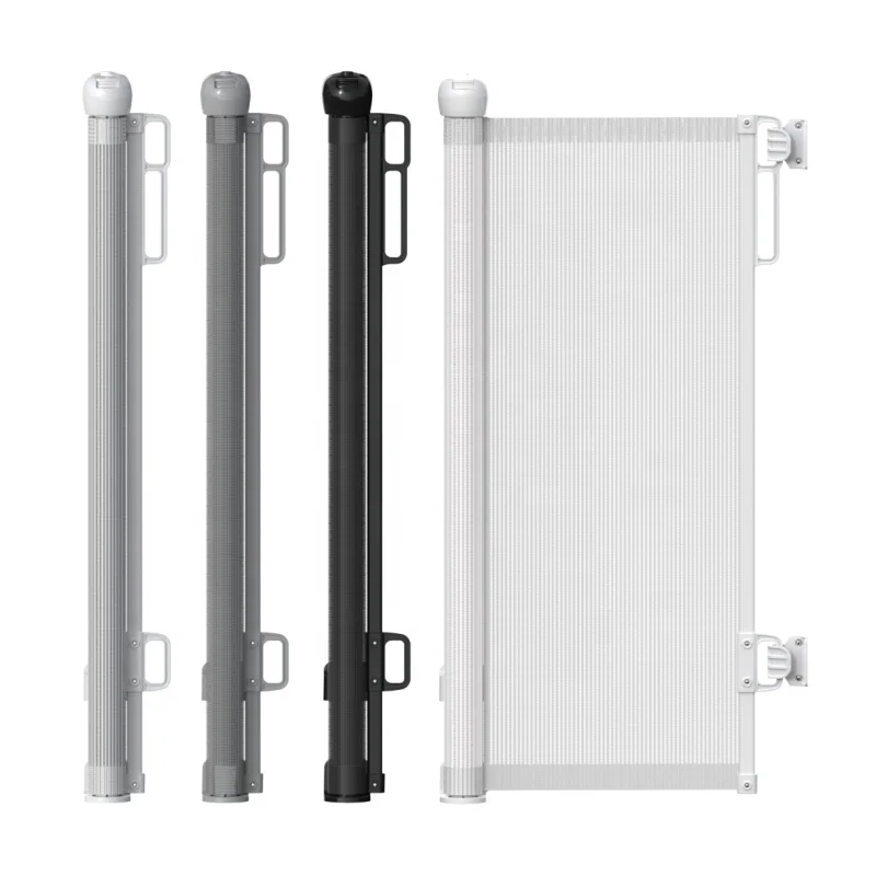 Retractable Mesh Stair Gate Safety Gate For Children Mesh Baby Gate ...