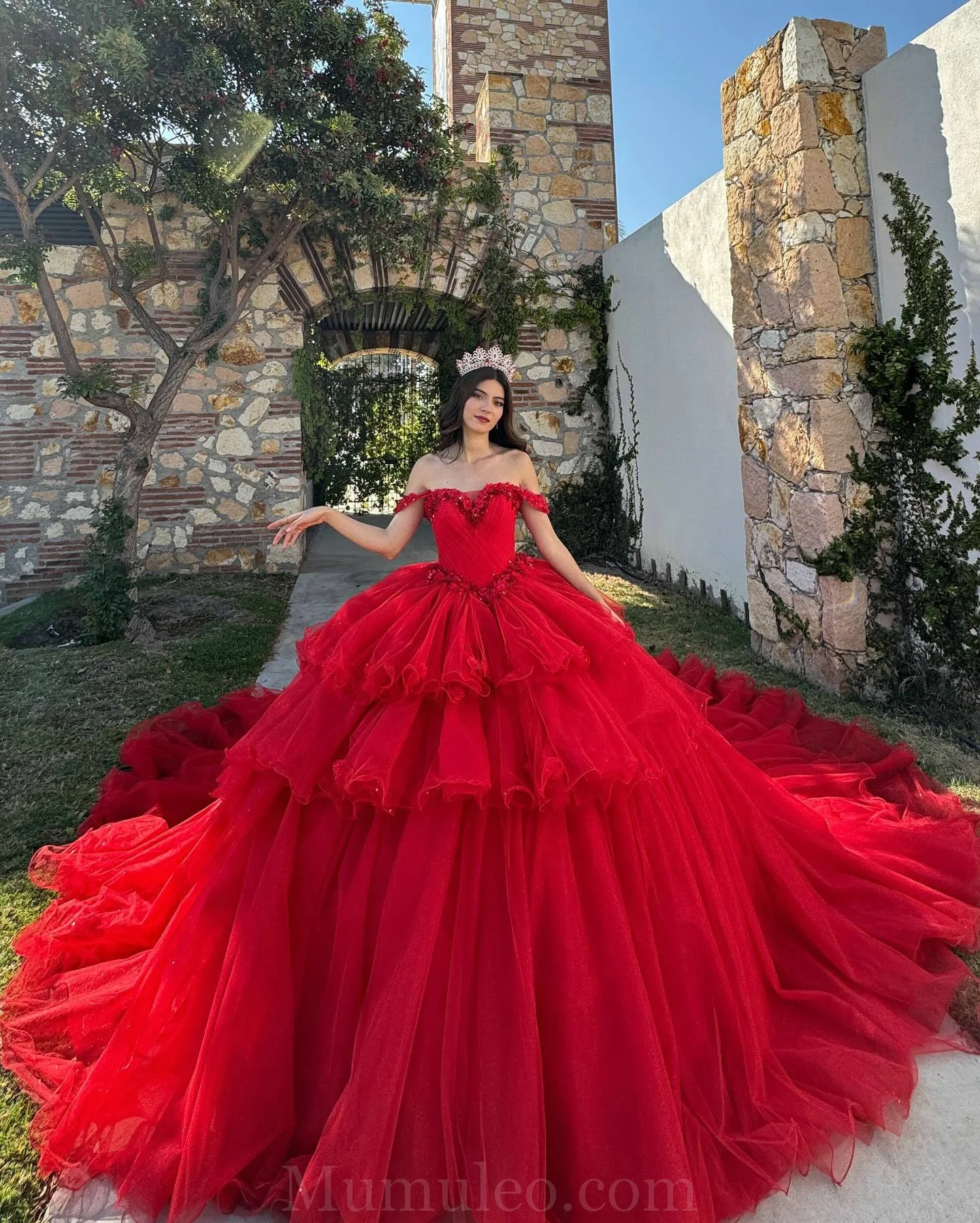 Red 15 dresses store