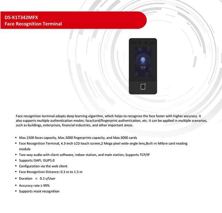 Original English Version Hik Ds-k1t342 Mfx Value Series Face Access ...