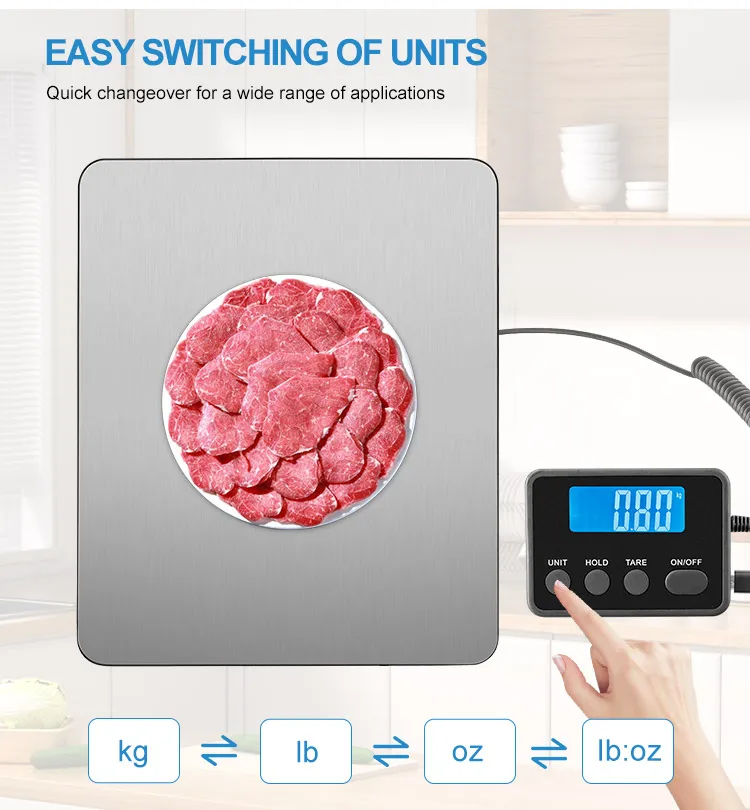 Customized 200kg Stainless Steel Electronic Package Shipping Weighing ...