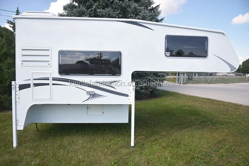 Custom 8ft Fiberglass Truck Bed Campers Shells for Camping