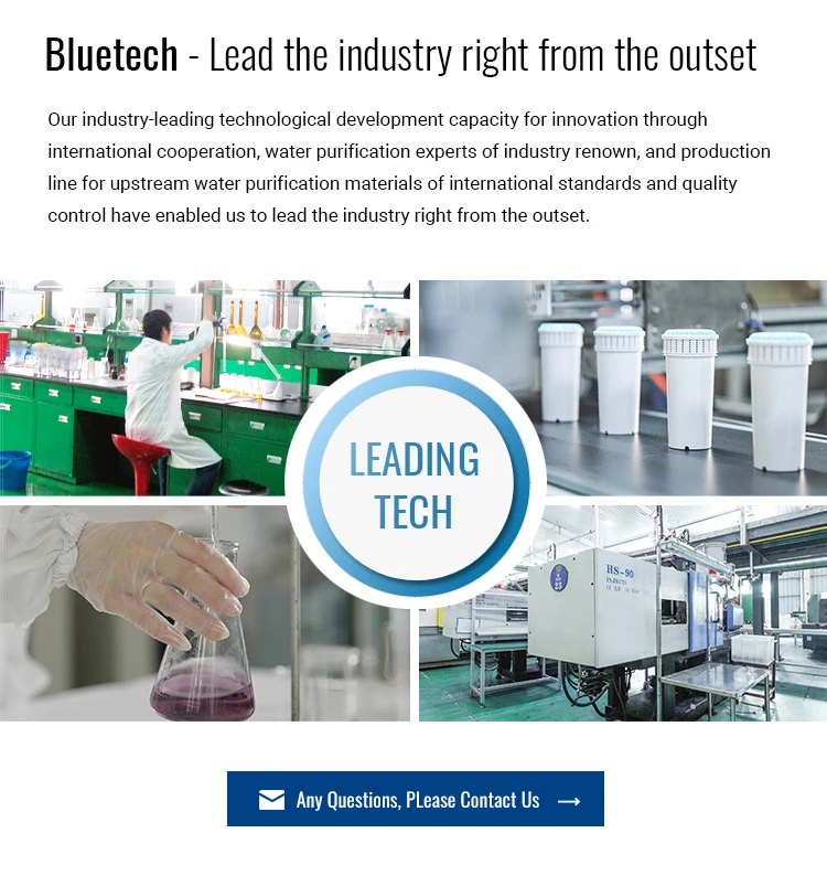 BLUETECH Water Filter Pitcher - Great-Tasting Drinking Water