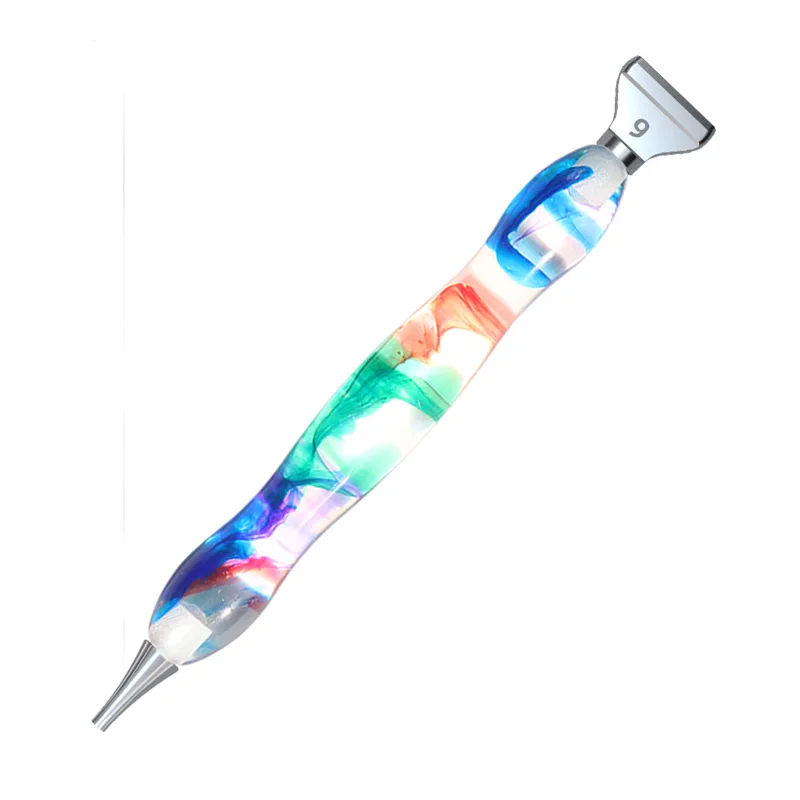 Resin Diamond Painting Metal Drill Pens Metal Alloy Angled Pen Tip Head ...