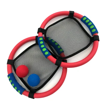 Mini Trampoline Disk Paddle Ball Set Bouncy Paddle Ball Game - Buy ...