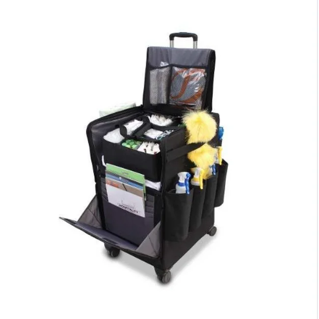 small / compact housekeeping cleaning trolley janitor bag| Alibaba.com